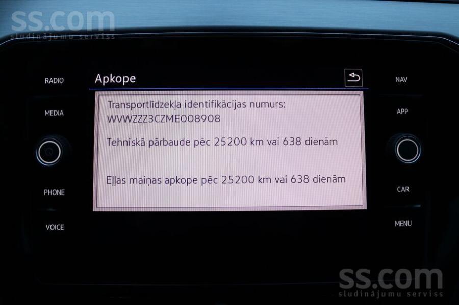 Черный Фольксваген Пассат Б8 2020 в Рига, объемом двигателя 1.50 л и пробегом 104 тыс. км за 18600 €, фото 16 на AUTOMOTO.COM.LV