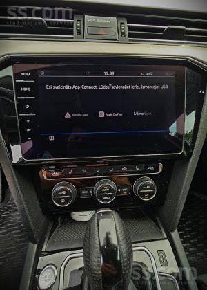 Black Volkswagen Passat B8 2020 in Riga, with an engine capacity of 2.00 L and mileage of 121 thousand km for 21550 €, photo 10 on AUTOMOTO.COM.LV