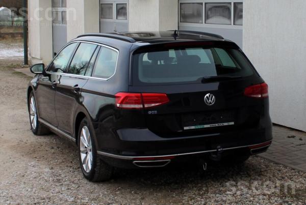 Black Volkswagen Passat B8 2015 in Tukums, with an engine capacity of 1.40 L and mileage of 216 thousand km for 10999 €, photo 4 on AUTOMOTO.COM.LV