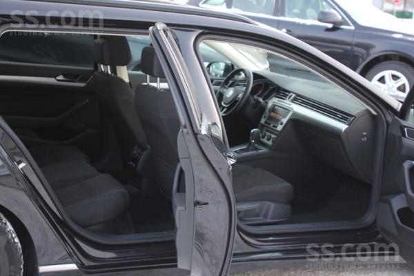 Black Volkswagen Passat B8 2015 in Tukums, with an engine capacity of 2.00 L and mileage of 290 thousand km for 11990 €, photo 6 on AUTOMOTO.COM.LV