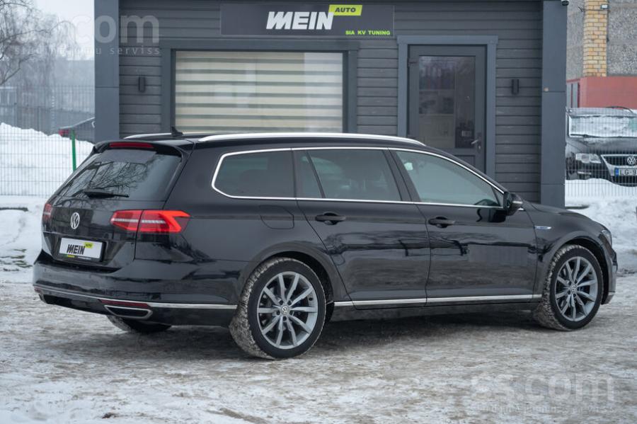 Black Volkswagen Passat B8 2015 in Liepaja, with an engine capacity of 1.40 L and mileage of 262 thousand km for 16000 €, photo 3 on AUTOMOTO.COM.LV