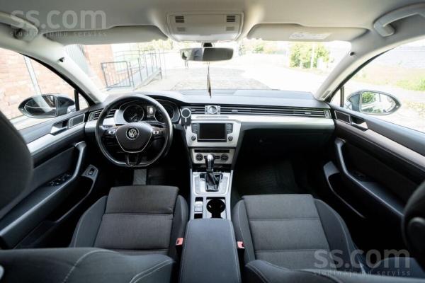 Black Volkswagen Passat B8 2015 in Riga, with an engine capacity of 1.60 L and mileage of 258 thousand km for 8300 €, photo 8 on AUTOMOTO.COM.LV
