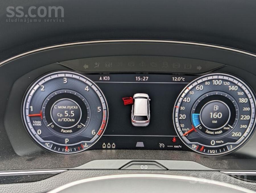 Black Volkswagen Passat B8 2015 in Riga, with an engine capacity of 1.60 L and mileage of 261 thousand km for 9900 €, photo 12 on AUTOMOTO.COM.LV