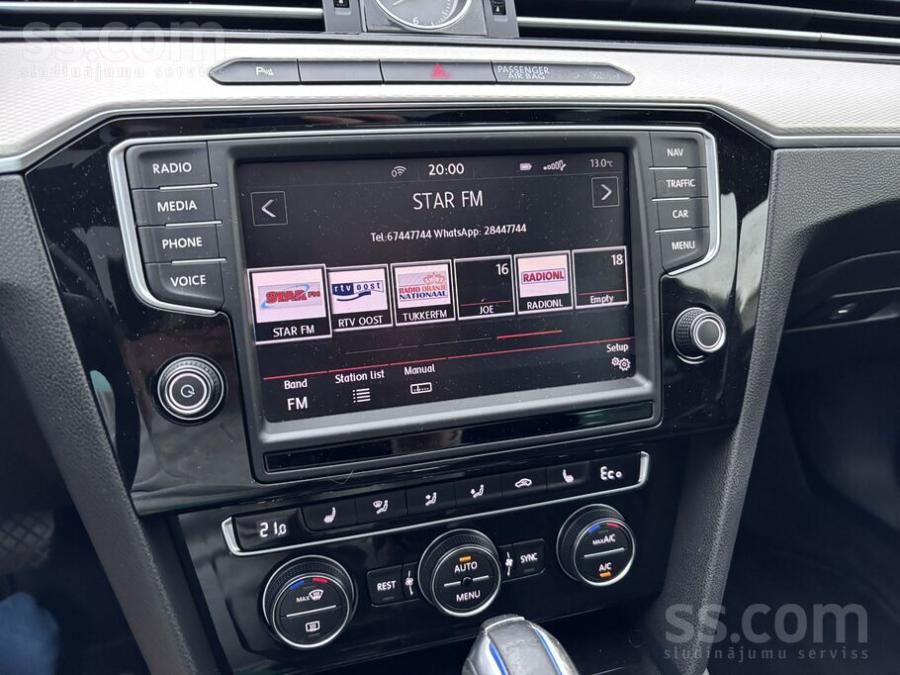 Черный Фольксваген Пассат Б8 2015 в Цесис, объемом двигателя 1.40 л и пробегом 252 тыс. км за 12750 €, фото 19 на AUTOMOTO.COM.LV