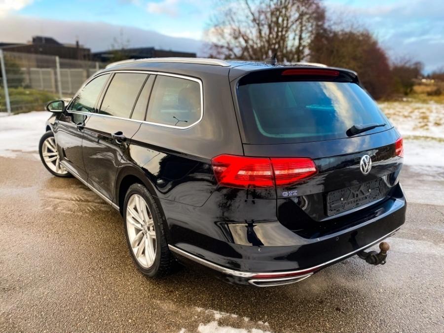 Black Volkswagen Passat B8 2015 in Riga, with an engine capacity of 1.40 L and mileage of 158 thousand km for 14750 €, photo 7 on AUTOMOTO.COM.LV