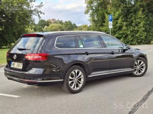 Black Volkswagen Passat B8 2015 in Riga, with an engine capacity of 2.00 L and mileage of 190 thousand km for 9500 €, photo 5 on AUTOMOTO.COM.LV