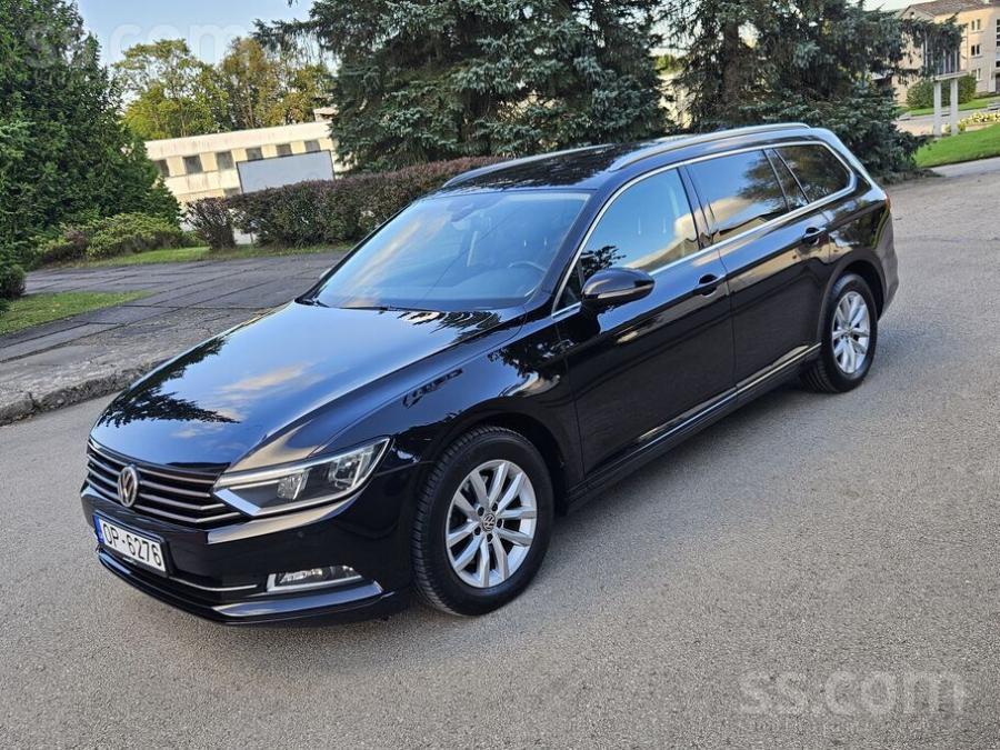 Black Volkswagen Passat B8 2015 in Jekabpils, with an engine capacity of 2.00 L and mileage of 263 thousand km for 9490 €, photo 1 on AUTOMOTO.COM.LV