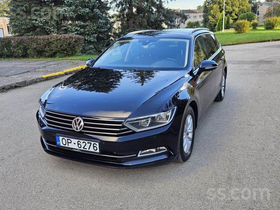 Black Volkswagen Passat B8 2015 in Jekabpils, with an engine capacity of 2.00 L and mileage of 263 thousand km for 9490 €, photo 3 on AUTOMOTO.COM.LV