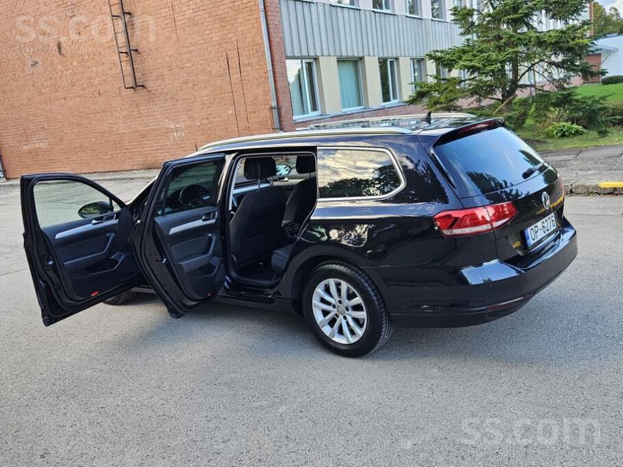 Black Volkswagen Passat B8 2015 in Jekabpils, with an engine capacity of 2.00 L and mileage of 263 thousand km for 9490 €, photo 18 on AUTOMOTO.COM.LV