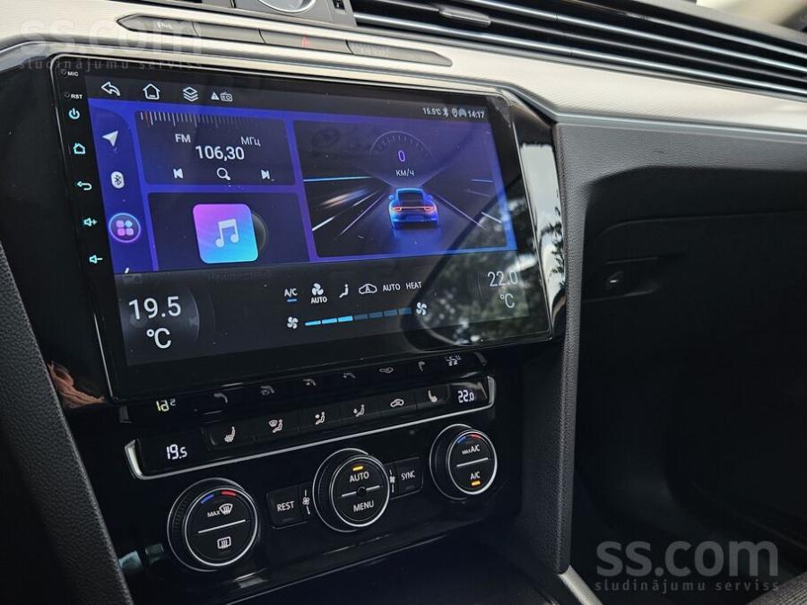 Black Volkswagen Passat B8 2015 in Jekabpils, with an engine capacity of 2.00 L and mileage of 263 thousand km for 9490 €, photo 27 on AUTOMOTO.COM.LV