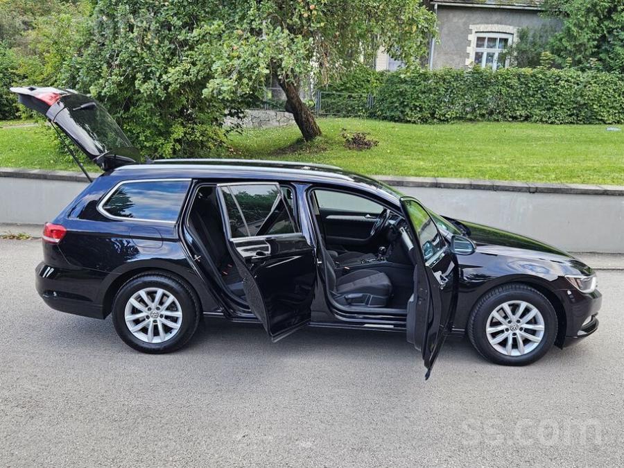 Black Volkswagen Passat B8 2015 in Jekabpils, with an engine capacity of 2.00 L and mileage of 263 thousand km for 9490 €, photo 29 on AUTOMOTO.COM.LV