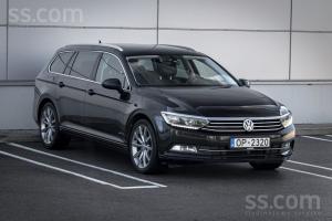 Black Volkswagen Passat B8 2015 in Riga, with an engine capacity of 1.60 L and mileage of 263 thousand km for 9490 €, photo 4 on AUTOMOTO.COM.LV