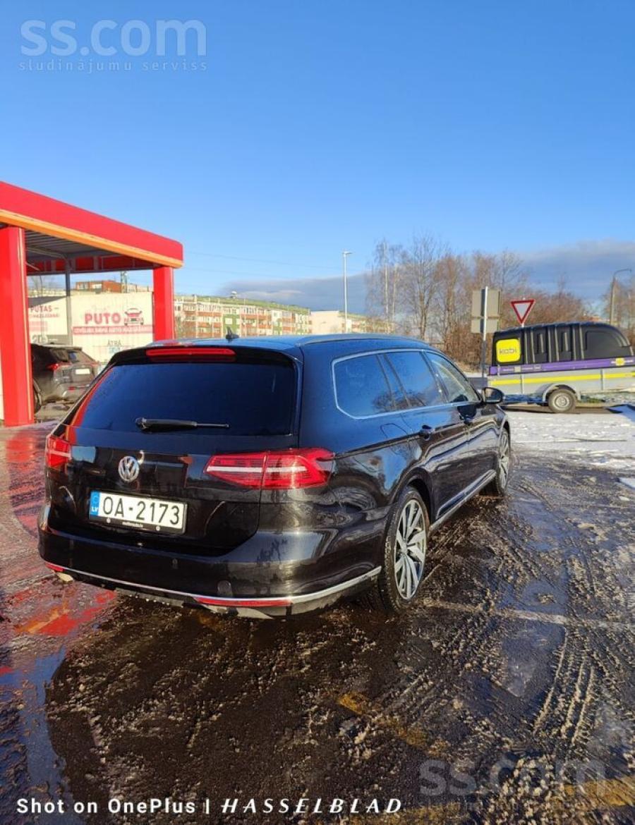 Black Volkswagen Passat B8 2016 in Riga, with an engine capacity of 2.00 L and mileage of 0 thousand km for 13000 €, photo 5 on AUTOMOTO.COM.LV