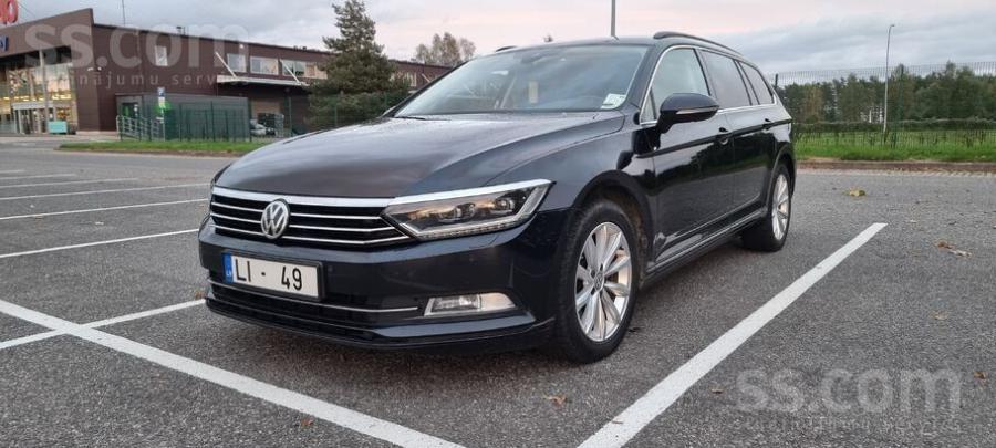 Melns Volkswagen Passat B8 2016 Valmiera, ar dzinēja tilpumu 2.00 L un nobraukumu 314 tūkst. km par 9700 €, foto 1 vietnē AUTOMOTO.COM.LV