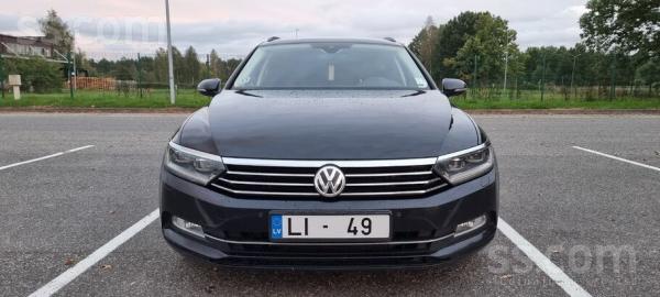 Black Volkswagen Passat B8 2016 in Valmiera, with an engine capacity of 2.00 L and mileage of 314 thousand km for 9700 €, photo 2 on AUTOMOTO.COM.LV