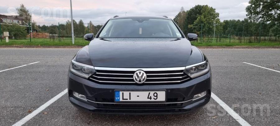 Melns Volkswagen Passat B8 2016 Valmiera, ar dzinēja tilpumu 2.00 L un nobraukumu 314 tūkst. km par 9700 €, foto 2 vietnē AUTOMOTO.COM.LV