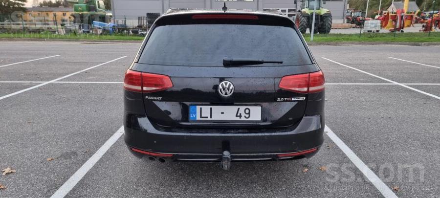 Melns Volkswagen Passat B8 2016 Valmiera, ar dzinēja tilpumu 2.00 L un nobraukumu 314 tūkst. km par 9700 €, foto 4 vietnē AUTOMOTO.COM.LV
