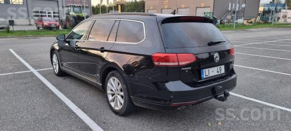 Black Volkswagen Passat B8 2016 in Valmiera, with an engine capacity of 2.00 L and mileage of 314 thousand km for 9700 €, photo 5 on AUTOMOTO.COM.LV