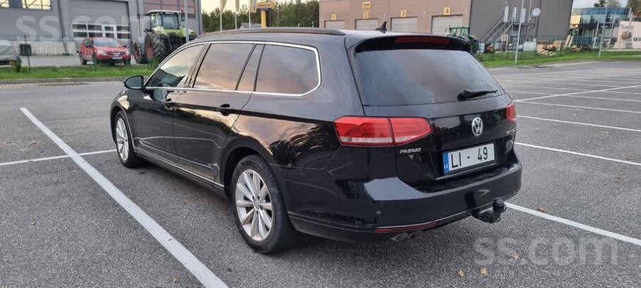Melns Volkswagen Passat B8 2016 Valmiera, ar dzinēja tilpumu 2.00 L un nobraukumu 314 tūkst. km par 9700 €, foto 5 vietnē AUTOMOTO.COM.LV