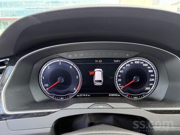 Black Volkswagen Passat B8 2016 in Riga, with an engine capacity of 1.60 L and mileage of 258 thousand km for 7500 €, photo 6 on AUTOMOTO.COM.LV