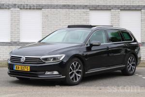 Melns Volkswagen Passat B8 2016 Saldus, ar dzinēja tilpumu 2.00 L un nobraukumu 289 tūkst. km par 10995 €, foto  vietnē AUTOMOTO.COM.LV