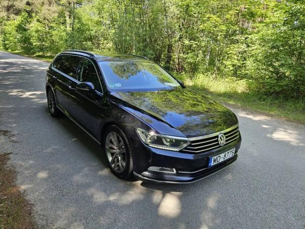 Black Volkswagen Passat B8 2016 in Jekabpils, with an engine capacity of 2.00 L and mileage of 297 thousand km for 9990 €, photo 3 on AUTOMOTO.COM.LV