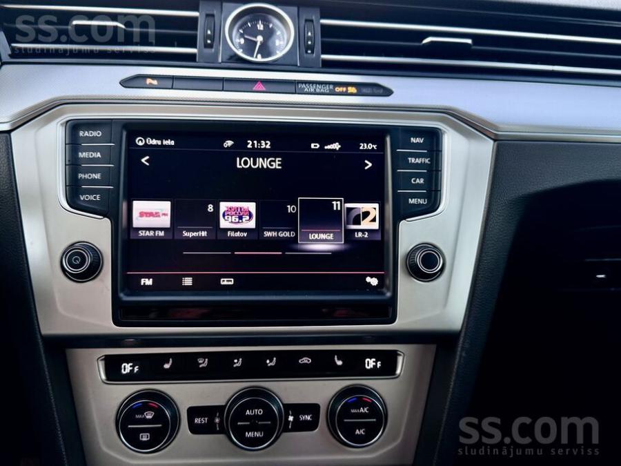 Melns Volkswagen Passat B8 2016 Rīga, ar dzinēja tilpumu 2.00 L un nobraukumu 0 tūkst. km par 9150 €, foto 28 vietnē AUTOMOTO.COM.LV