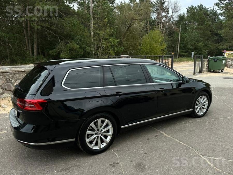 Black Volkswagen Passat B8 2016 in Riga, with an engine capacity of 2.00 L and mileage of 191 thousand km for 10500 €, photo 6 on AUTOMOTO.COM.LV