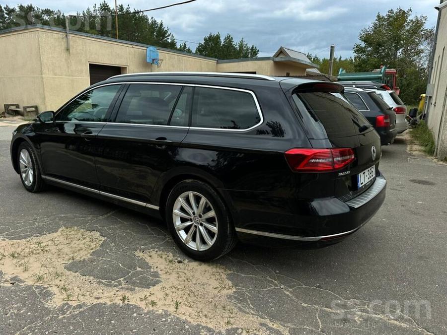 Black Volkswagen Passat B8 2016 in Riga, with an engine capacity of 2.00 L and mileage of 191 thousand km for 10500 €, photo 8 on AUTOMOTO.COM.LV