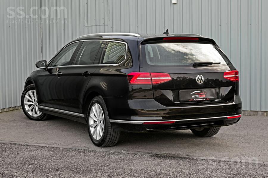 Black Volkswagen Passat B8 2016 in Ogre, with an engine capacity of 2.00 L and mileage of 200 thousand km for 12500 €, photo 4 on AUTOMOTO.COM.LV