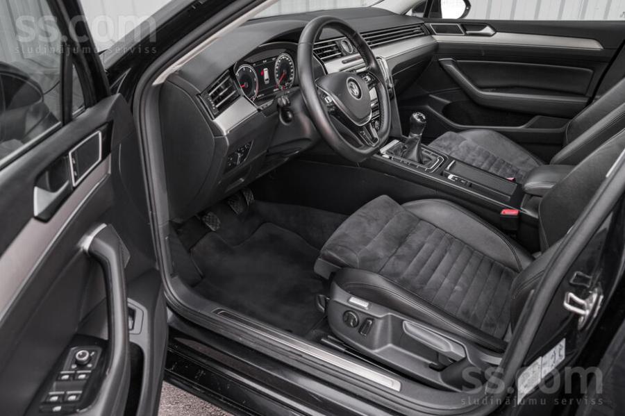 Black Volkswagen Passat B8 2016 in Ogre, with an engine capacity of 2.00 L and mileage of 200 thousand km for 12500 €, photo 12 on AUTOMOTO.COM.LV