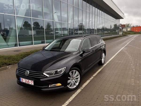 Black Volkswagen Passat B8 2017 in Rezekne, with an engine capacity of 2.00 L and mileage of 259 thousand km for 9700 €, photo 1 on AUTOMOTO.COM.LV