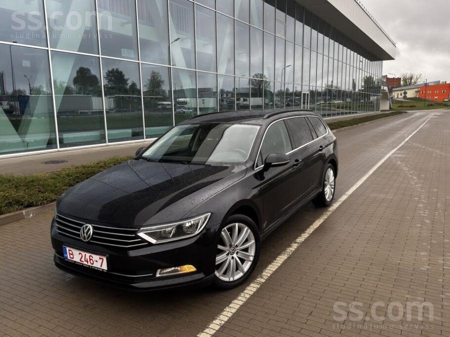 Melns Volkswagen Passat B8 2017 Rēzekne, ar dzinēja tilpumu 2.00 L un nobraukumu 259 tūkst. km par 9700 €, foto 1 vietnē AUTOMOTO.COM.LV
