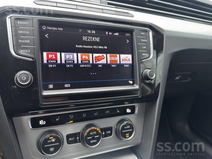 Melns Volkswagen Passat B8 2017 Rēzekne, ar dzinēja tilpumu 2.00 L un nobraukumu 259 tūkst. km par 9700 €, foto 20 vietnē AUTOMOTO.COM.LV
