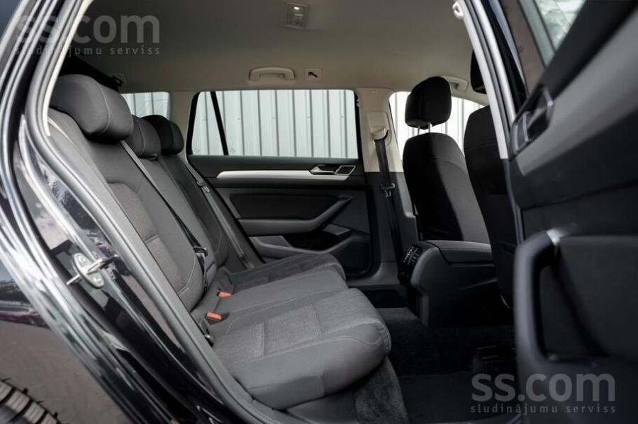 Black Volkswagen Passat B8 2017 in Tukums, with an engine capacity of 1.60 L and mileage of 214 thousand km for 8950 €, photo 12 on AUTOMOTO.COM.LV