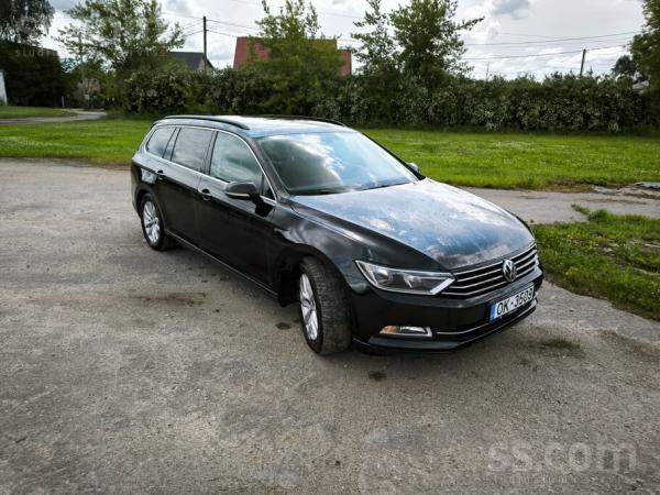 Black Volkswagen Passat B8 2017 in Jelgava, with an engine capacity of 2.00 L and mileage of 222 thousand km for 9100 €, photo 1 on AUTOMOTO.COM.LV