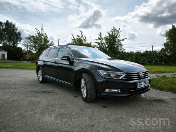 Black Volkswagen Passat B8 2017 in Jelgava, with an engine capacity of 2.00 L and mileage of 222 thousand km for 9100 €, photo 2 on AUTOMOTO.COM.LV