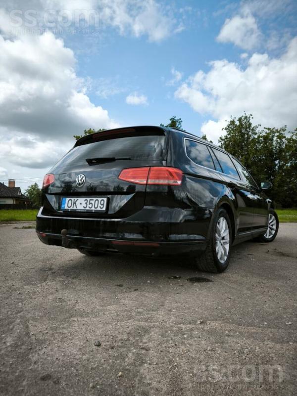 Black Volkswagen Passat B8 2017 in Jelgava, with an engine capacity of 2.00 L and mileage of 222 thousand km for 9100 €, photo 9 on AUTOMOTO.COM.LV