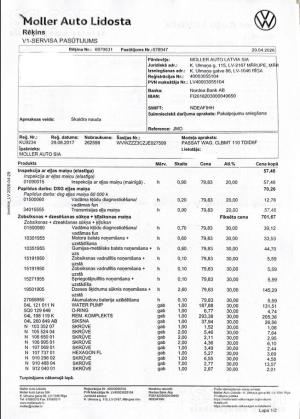 Черный Фольксваген Пассат Б8 2017 в Елгава, объемом двигателя 2.00 л и пробегом 262 тыс. км за 13600 €, фото 16 на AUTOMOTO.COM.LV