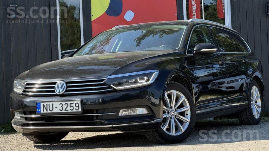 Melns Volkswagen Passat B8 2017 Rīga, ar dzinēja tilpumu 1.60 L un nobraukumu 240 tūkst. km par 8990 €, foto 1 vietnē AUTOMOTO.COM.LV