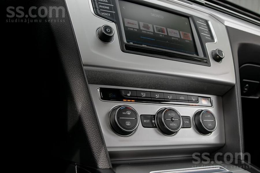 Melns Volkswagen Passat B8 2017 Tukums, ar dzinēja tilpumu 2.00 L un nobraukumu 155 tūkst. km par 10990 €, foto 19 vietnē AUTOMOTO.COM.LV