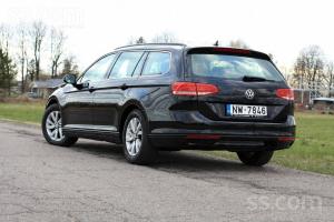 Black Volkswagen Passat B8 2017 in Riga, with an engine capacity of 2.00 L and mileage of 217 thousand km for 9500 €, photo 5 on AUTOMOTO.COM.LV