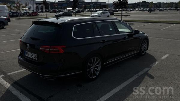 Black Volkswagen Passat B8 2017 in Riga, with an engine capacity of 2.00 L and mileage of 224 thousand km for 16900 €, photo 5 on AUTOMOTO.COM.LV