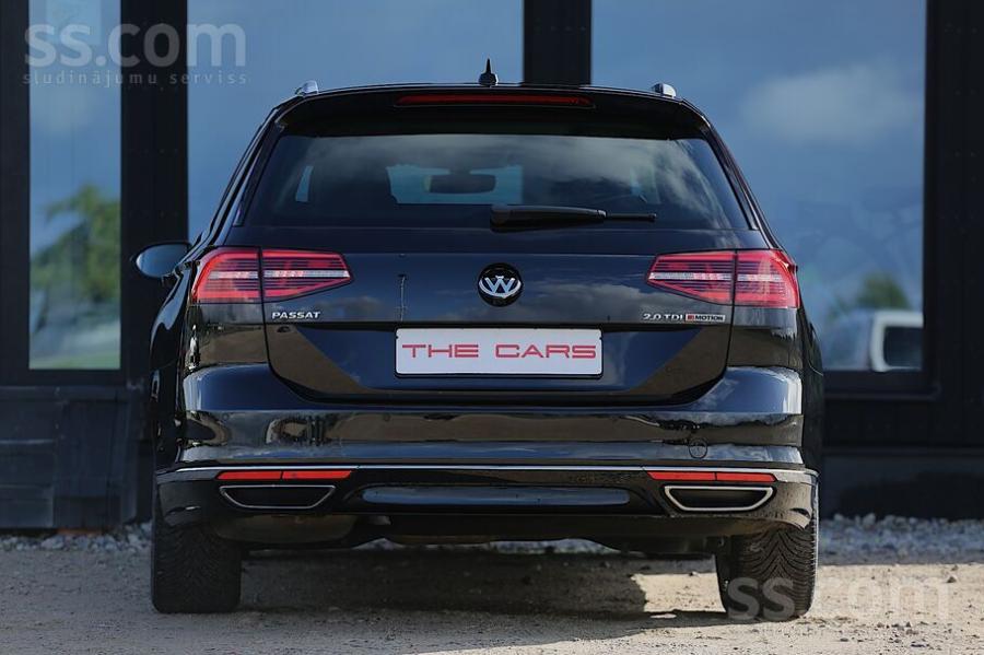 Black Volkswagen Passat B8 2017 in Tukums, with an engine capacity of 2.00 L and mileage of 233 thousand km for 13190 €, photo 4 on AUTOMOTO.COM.LV