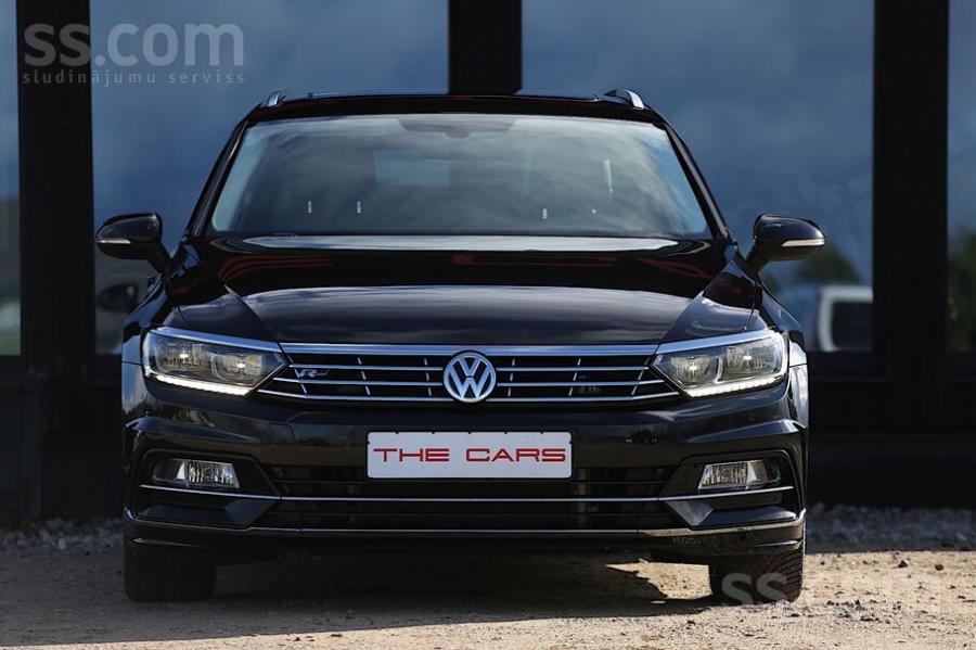 Black Volkswagen Passat B8 2017 in Tukums, with an engine capacity of 2.00 L and mileage of 233 thousand km for 13190 €, photo 7 on AUTOMOTO.COM.LV