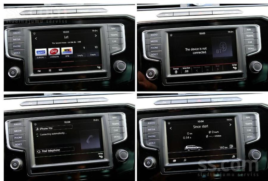 Black Volkswagen Passat B8 2017 in Tukums, with an engine capacity of 2.00 L and mileage of 233 thousand km for 13190 €, photo 21 on AUTOMOTO.COM.LV