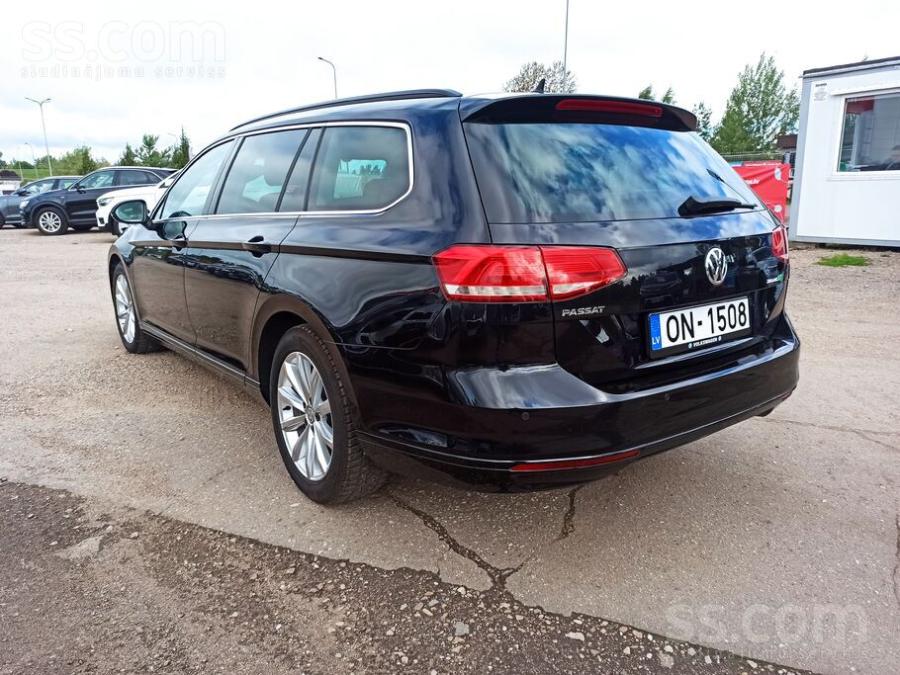 Black Volkswagen Passat B8 2017 in Daugavpils, with an engine capacity of 1.60 L and mileage of 0 thousand km for 9490 €, photo 6 on AUTOMOTO.COM.LV