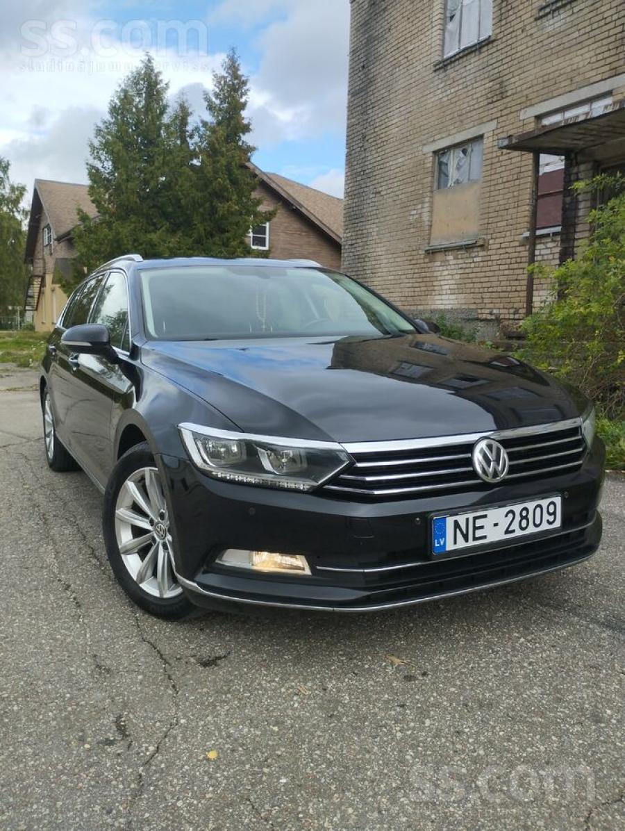 Melns Volkswagen Passat B8 2017 Talsi, ar dzinēja tilpumu 2.00 L un nobraukumu 335 tūkst. km par 8750 €, foto 1 vietnē AUTOMOTO.COM.LV