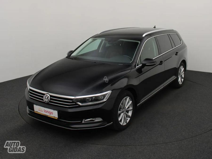 Black Volkswagen Passat B8 2018 in Vilnius, with an engine capacity of 1.60 L and mileage of 131 thousand km for 14999 €, photo 1 on AUTOMOTO.COM.LV