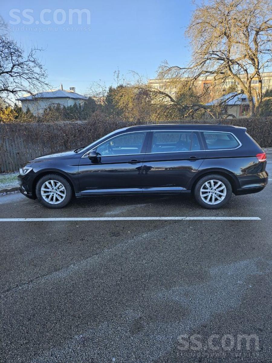 Black Volkswagen Passat B8 2018 in Riga, with an engine capacity of 1.60 L and mileage of 185 thousand km for 11555 €, photo 5 on AUTOMOTO.COM.LV